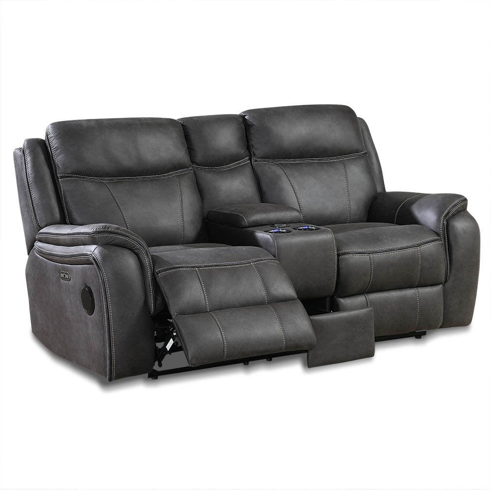 Tech Smart Power Recliner Sofa - Usb + Wireless Charging, Bluetooth ...