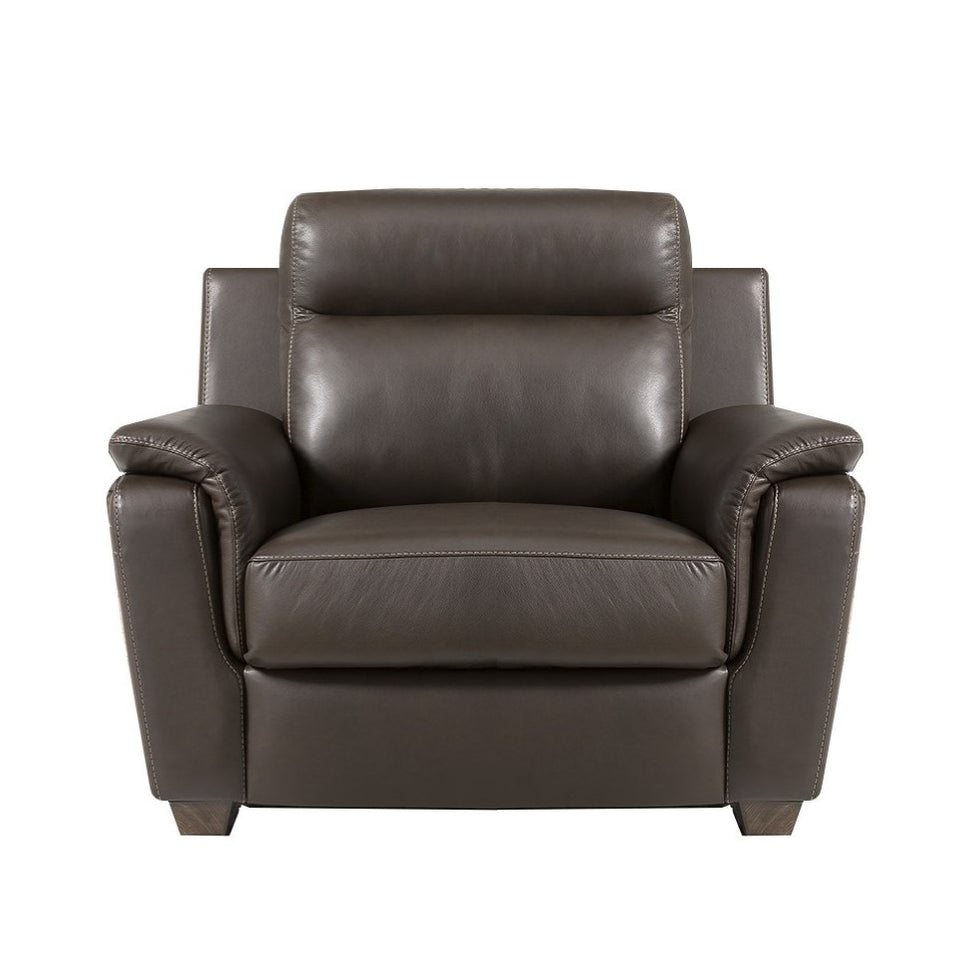 Edna Italian Leather Sofa & Chair Collection - Various Options | The ...