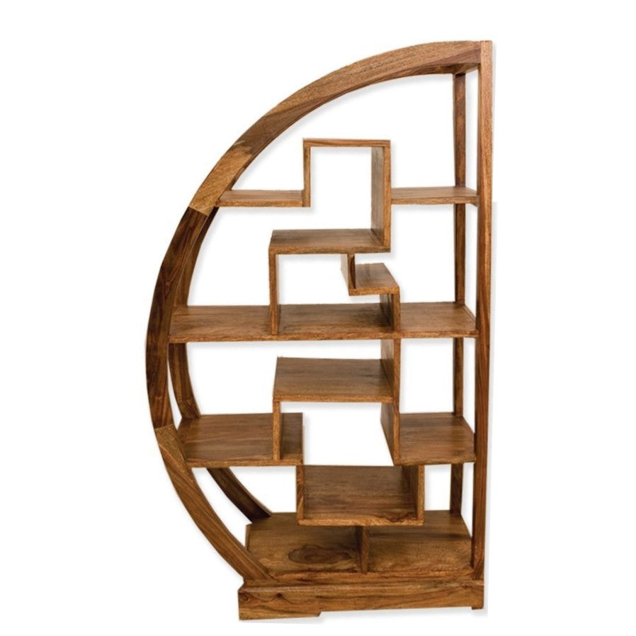 Novo Petite Sheesham Open Display Shelving Unit | The Furniture Mega Store