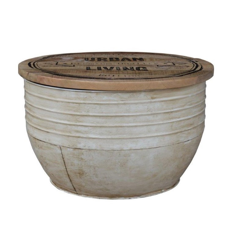 Urban Ivory Storage Trunk Coffee Table | The Furniture Mega Store