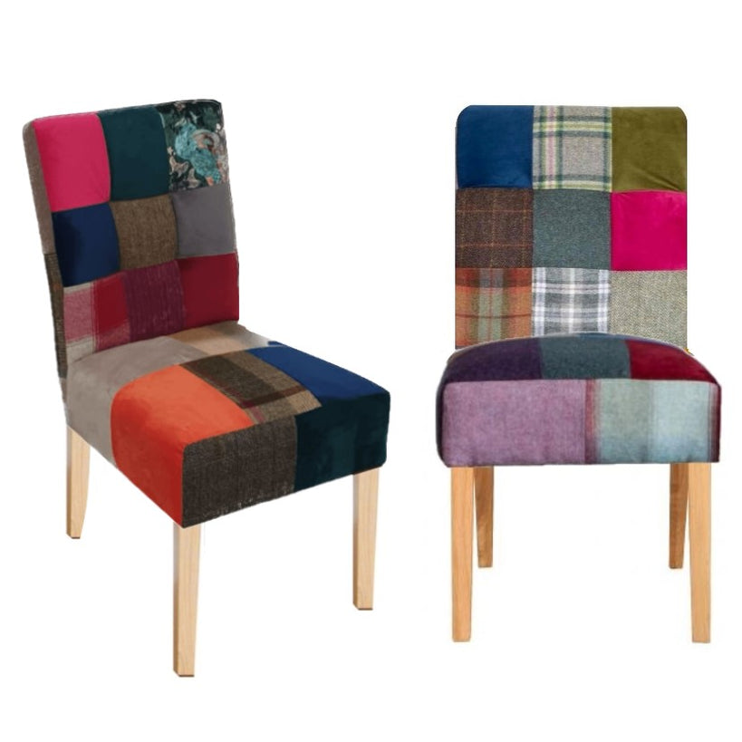 William Patchwork Dining Chair | The Furniture Mega Store