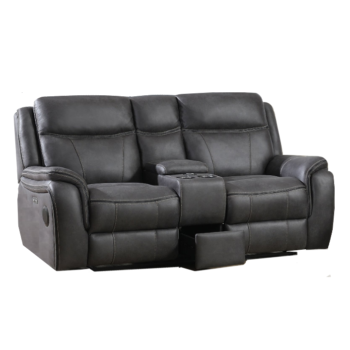 Tech Smart Power Recliner Sofa Usb Wireless Charging Bluetooth Speakers Cooling Heating Drinks Holders