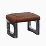 Aviator Brown Aniline Vintage Leather Tub Chair & Footstool Collection ...