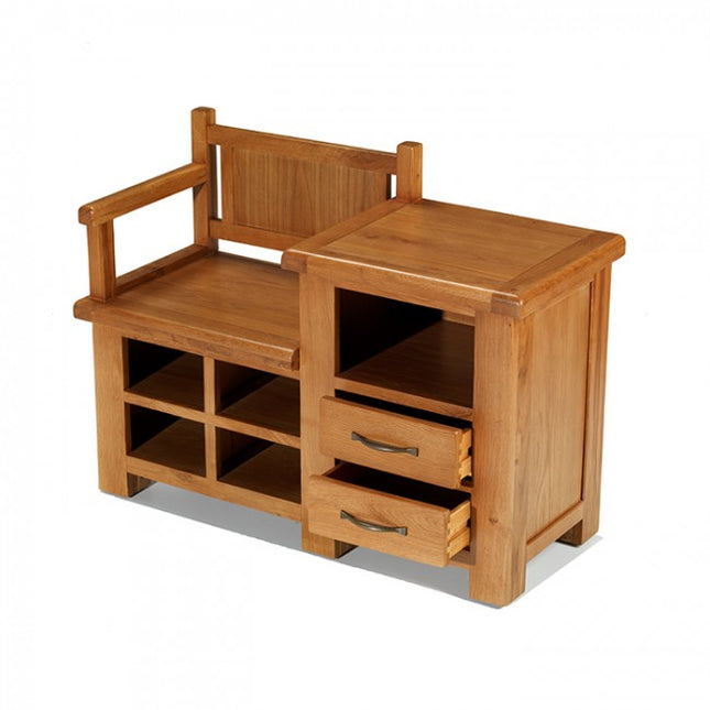 New England 4 Drawer Hallway Bench | The Furniture Mega Store