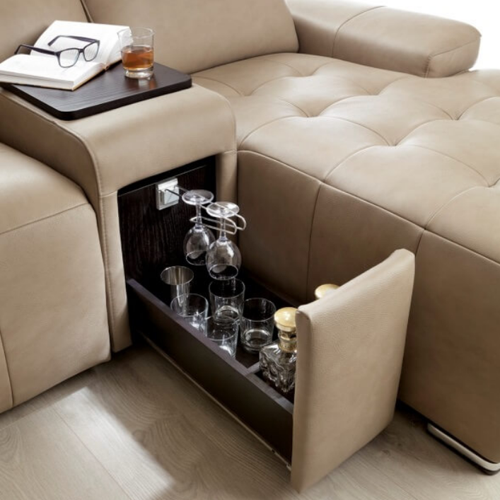 Domo Luxury Leather Modular Sofa Collection - Various Options | The ...