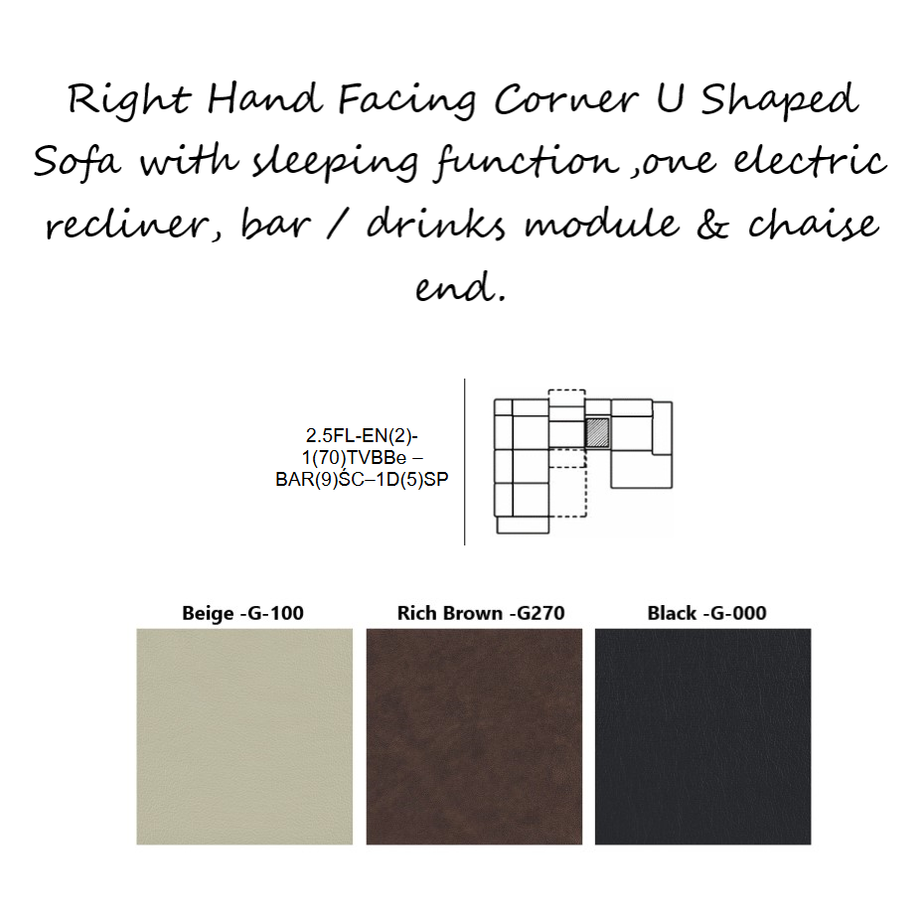 Domo Luxury Leather Modular Sofa Collection - Various Options | The ...