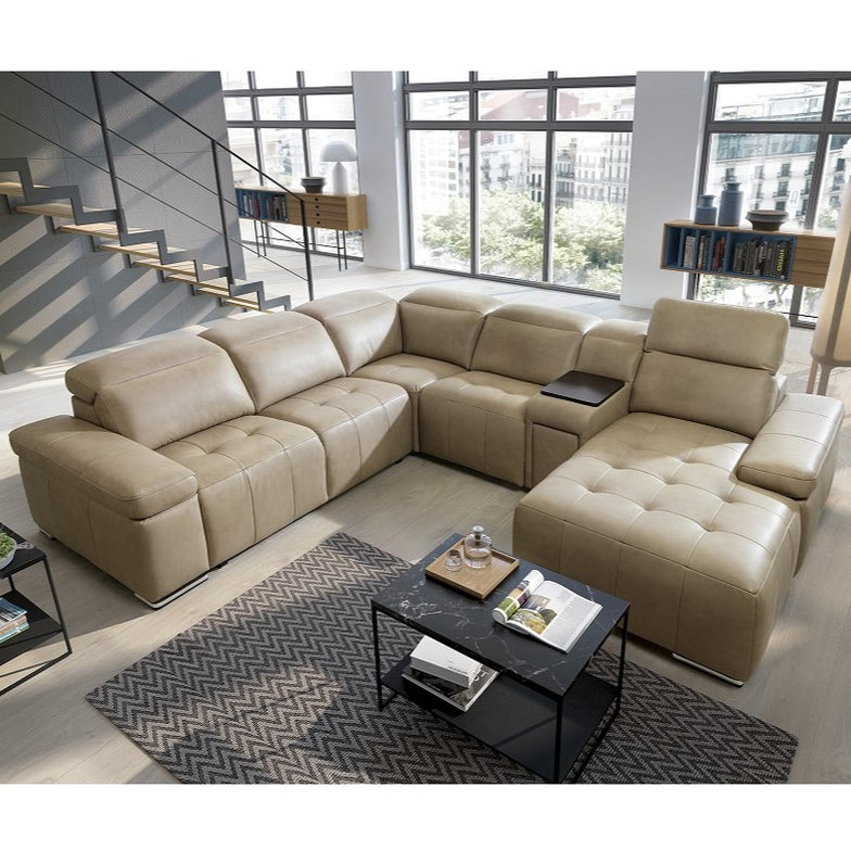Domo Luxury Leather Modular Sofa Collection - Various Options | The ...