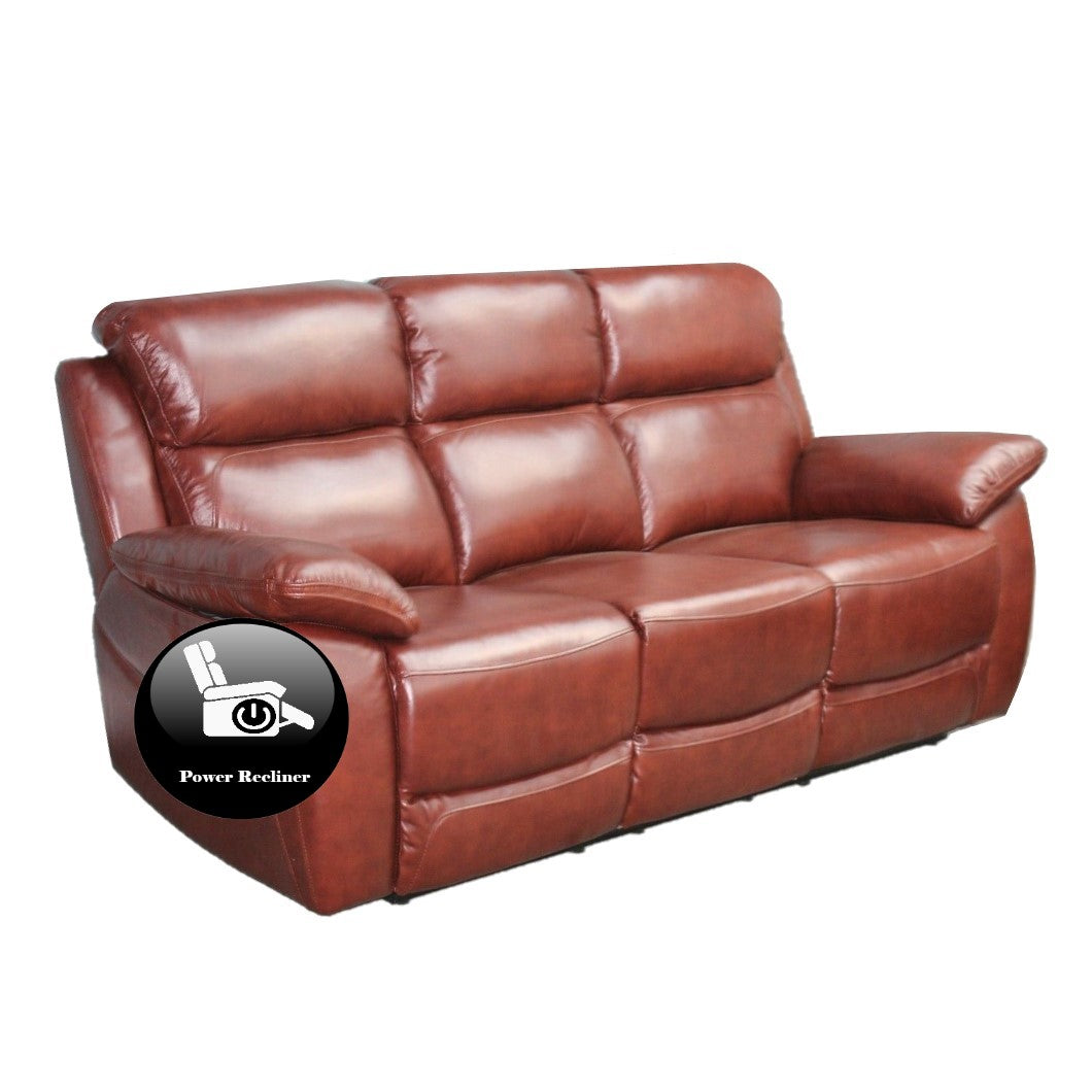 Dallas Leather Recliner Sofa Collection - Choice Of Manual or Power ...